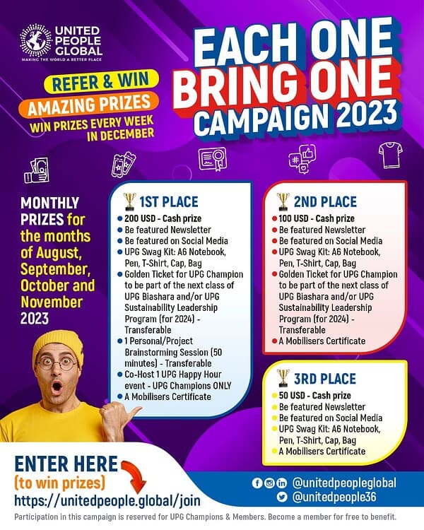 Each One Bring One - United People Global